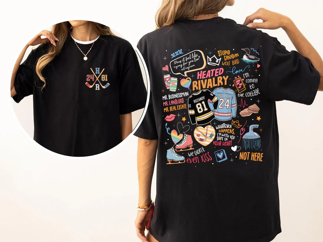 Heated Rivalry Collage Full Color Transfer